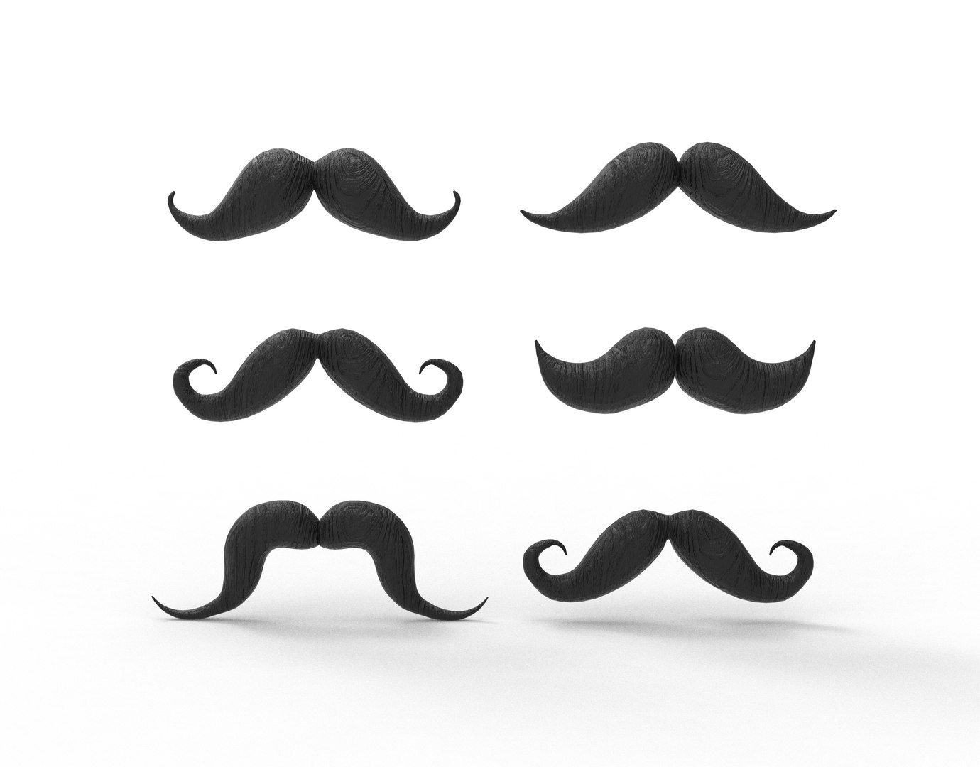3D Moustache 3D Model - TurboSquid 2347909