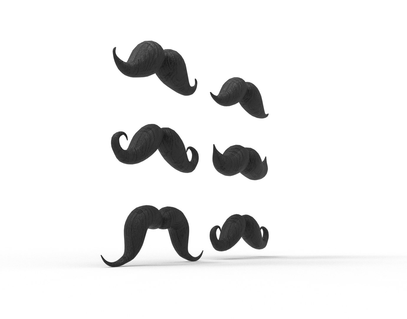 3D Moustache 3D Model - TurboSquid 2347909