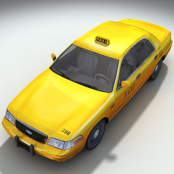 3d max taxi cars
