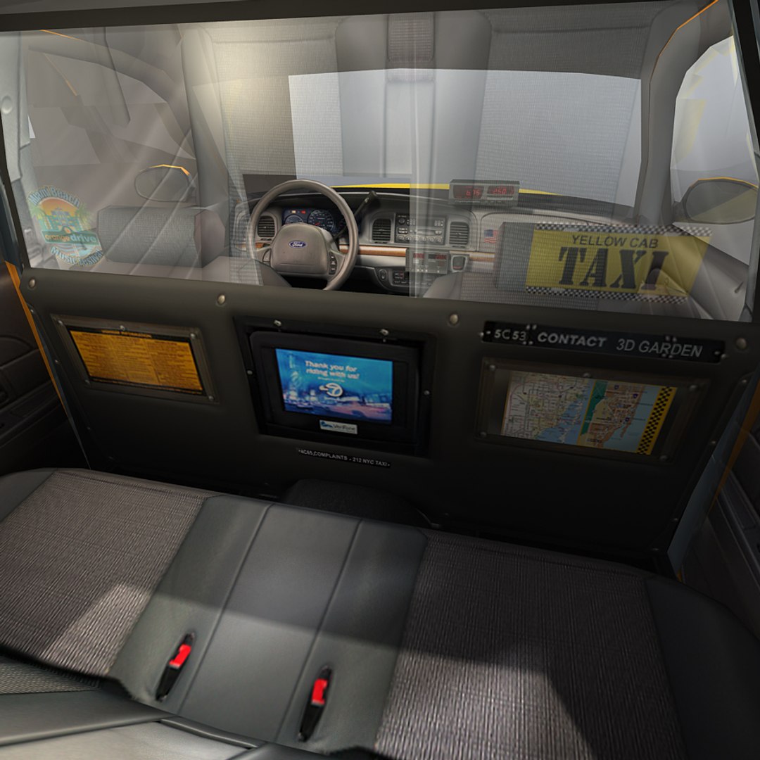3d Max Taxi Cars