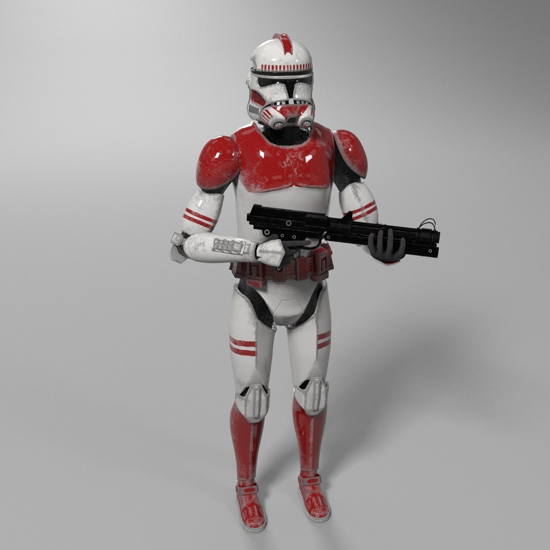 3D Clone Trooper Star Wars Model - TurboSquid 1432173