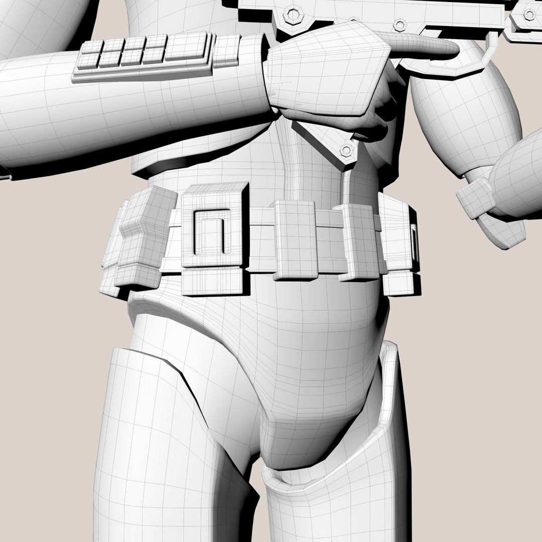 3D Clone Trooper Star Wars Model - TurboSquid 1432173
