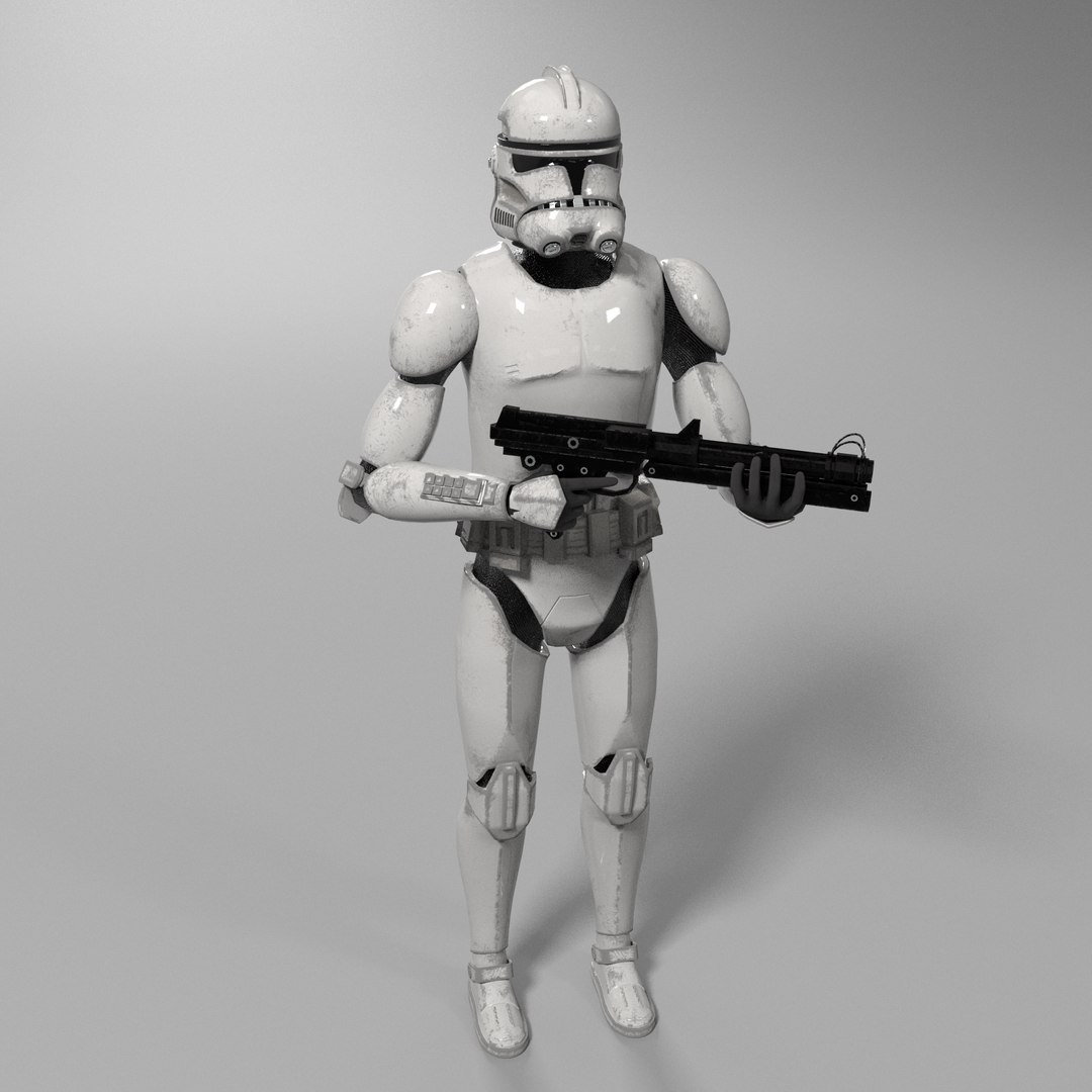 3D Clone Trooper Star Wars Model - TurboSquid 1432173