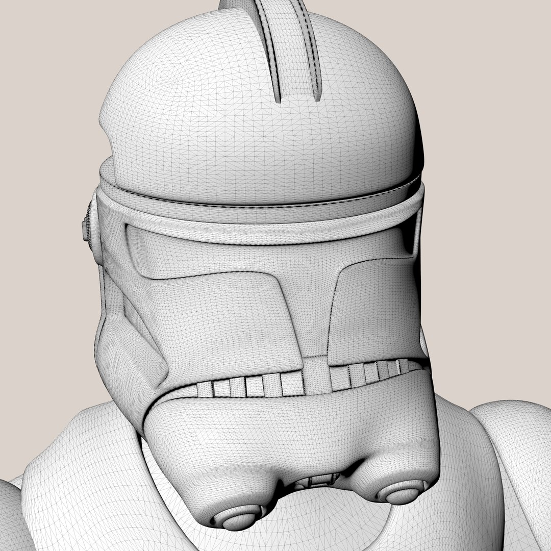 3D Clone Trooper Star Wars Model - TurboSquid 1432173