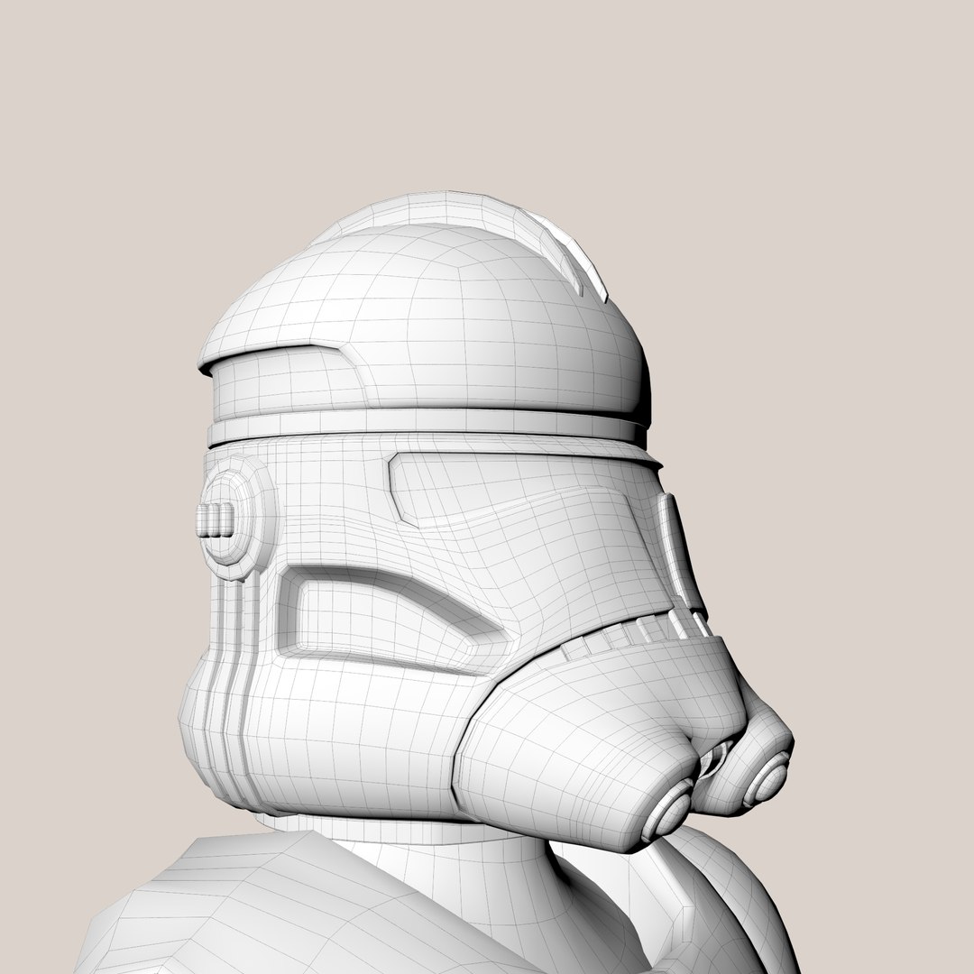 3D Clone Trooper Star Wars Model - TurboSquid 1432173