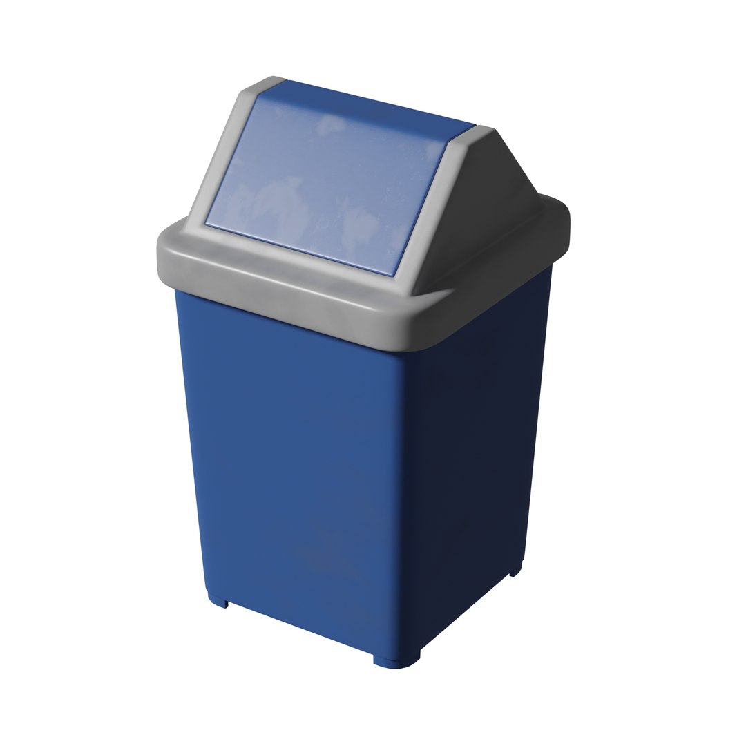 Trash bin model - TurboSquid 1503362
