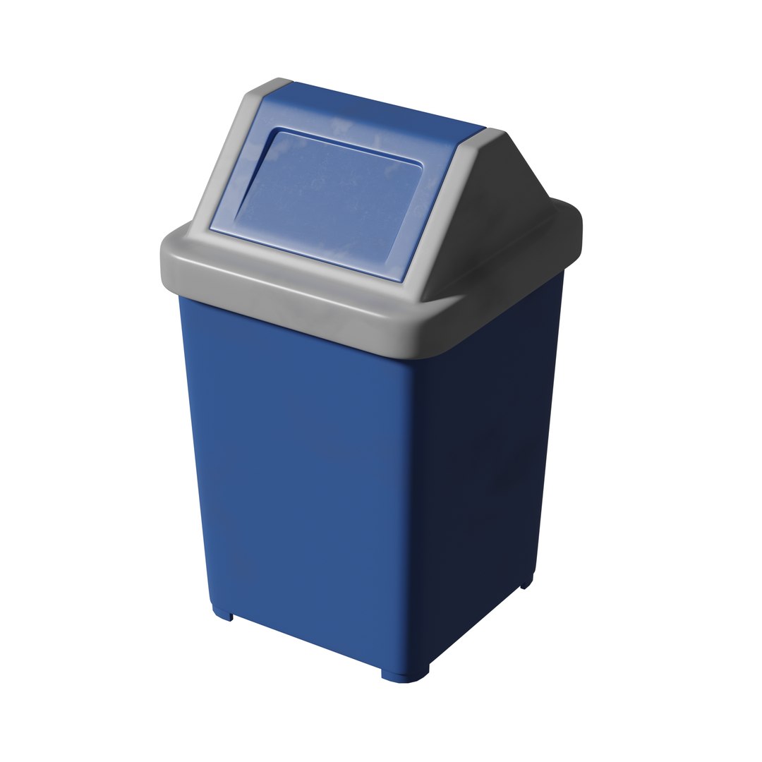 Trash bin model - TurboSquid 1503362
