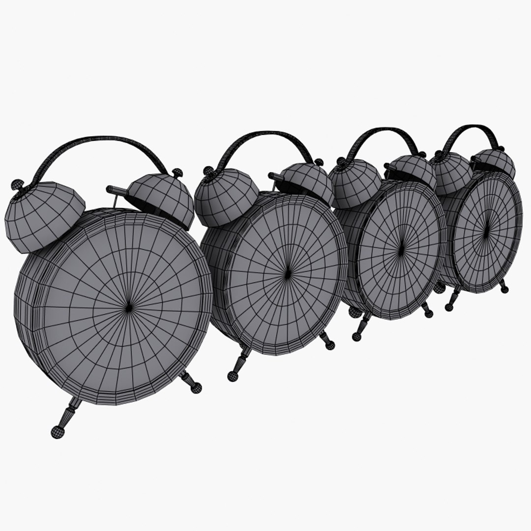 3d Model Alarm Clock Usa