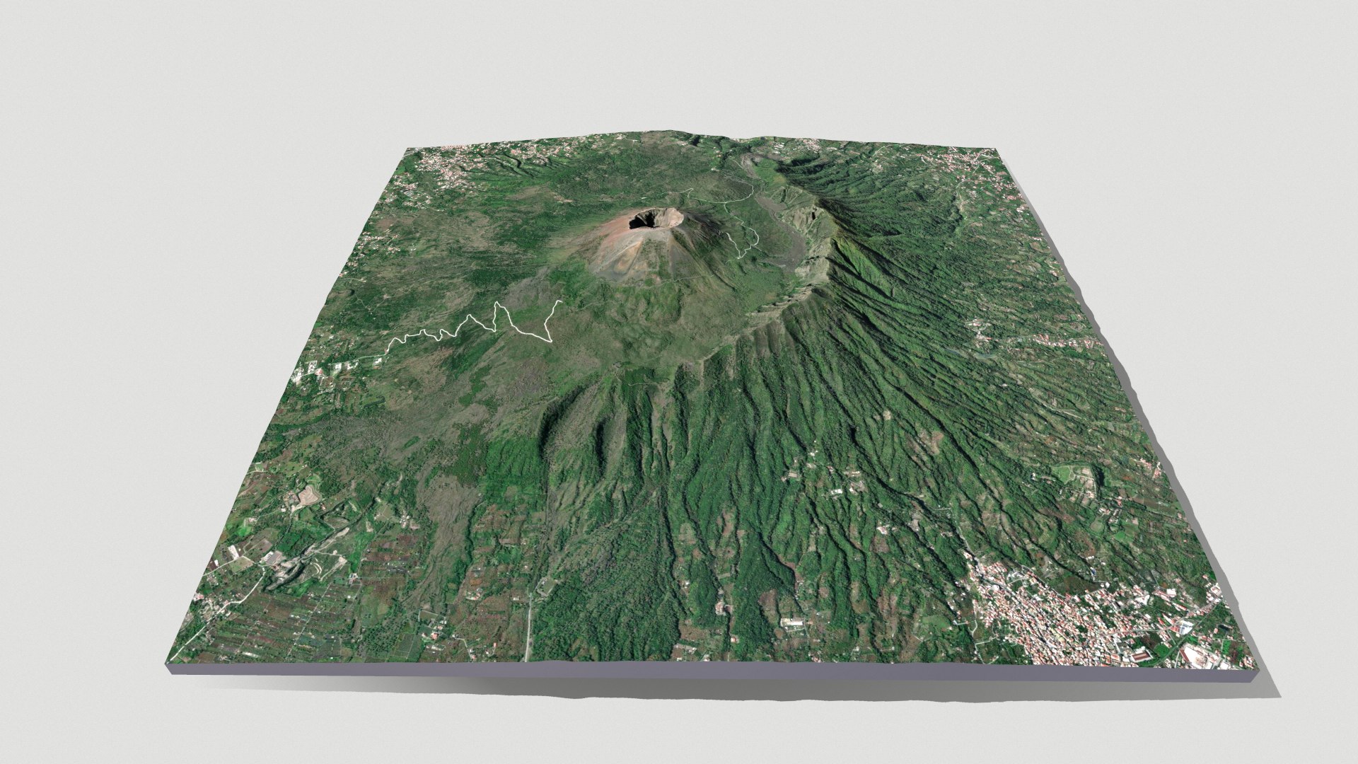 Volcano Vesuvius Italy Model - TurboSquid 2113503