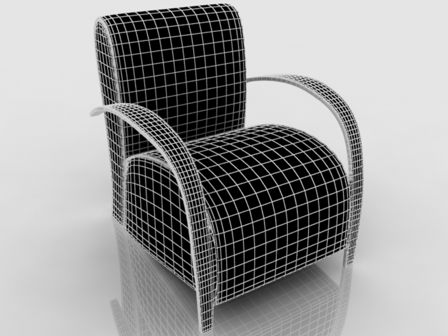 3d Model Easy Chair
