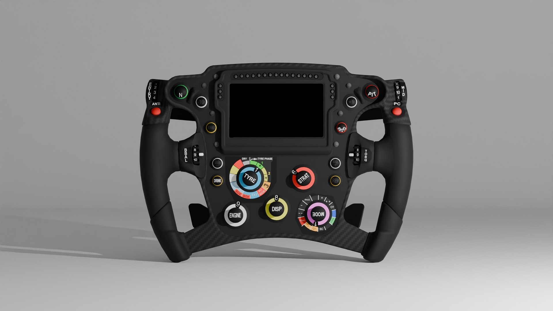 Redbull RB18 Steering Wheel 3D Model - TurboSquid 2330520