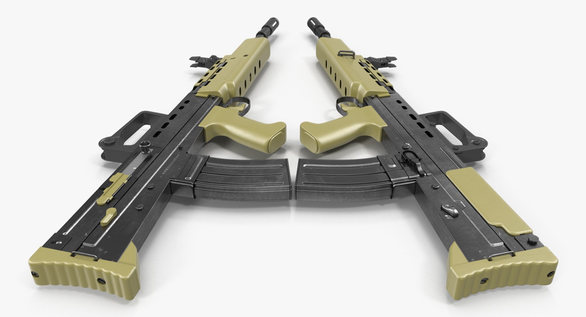 Bullpup Assault Rifle L85a2 3d Max
