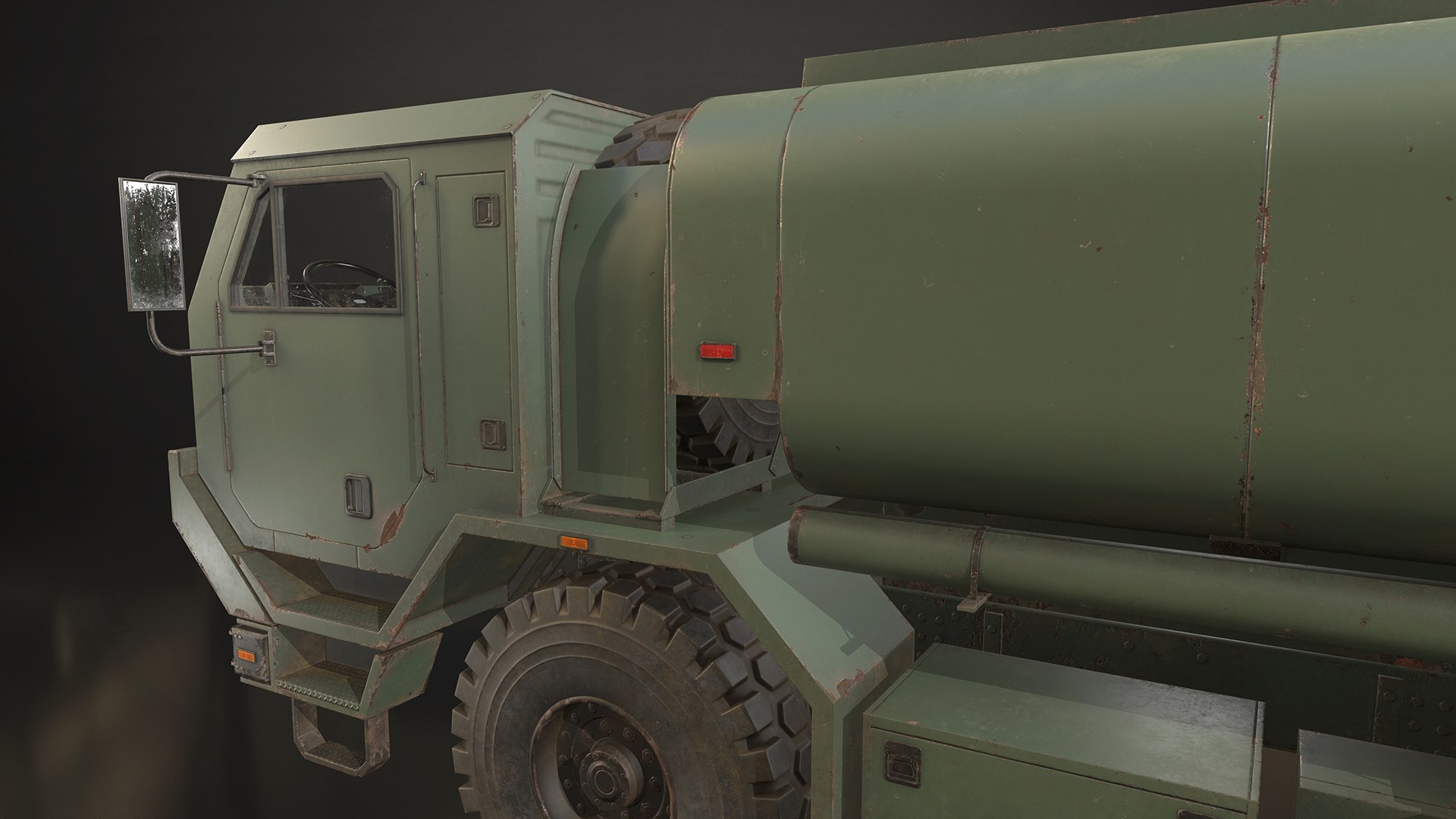 3D Military Truck V1 - Tanker - TurboSquid 2438788