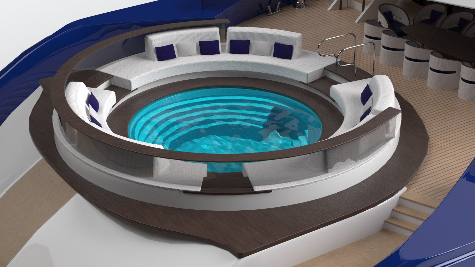 3D Linea Luxury Yacht Dynamic Simulation - TurboSquid 1770261