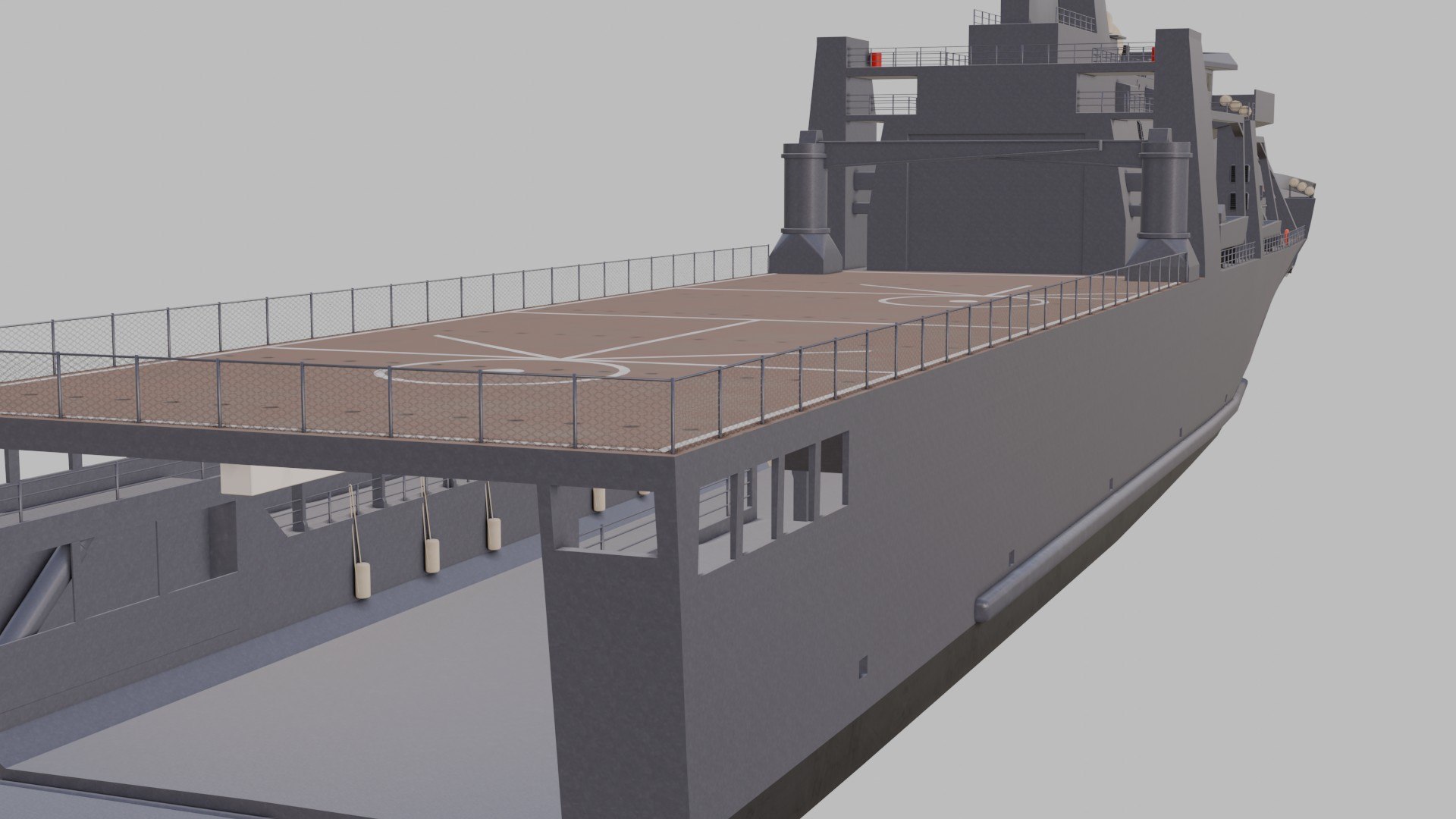 Endurance-class tank landing ship 3D model - TurboSquid 2167358