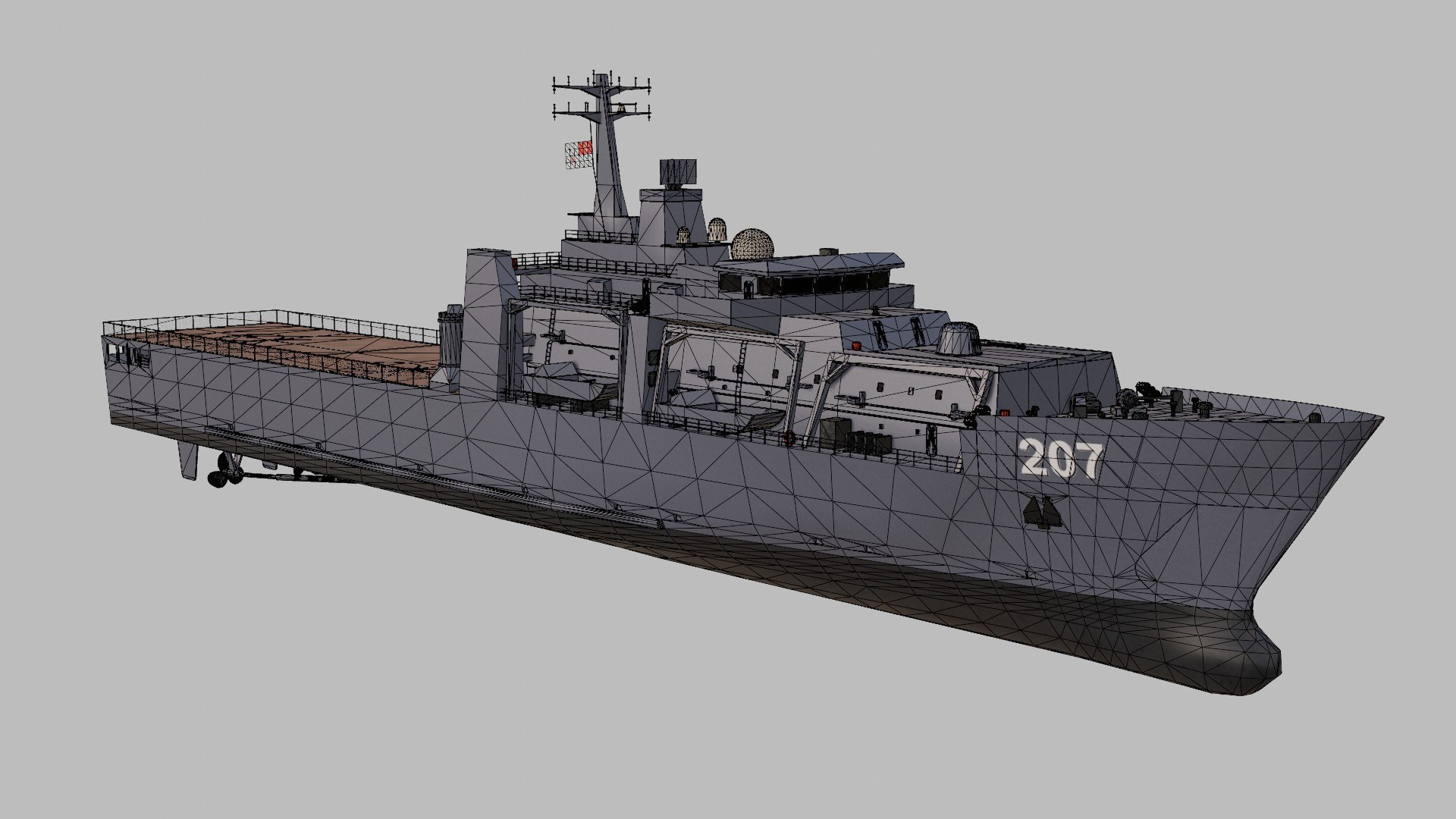 Endurance-class tank landing ship 3D model - TurboSquid 2167358