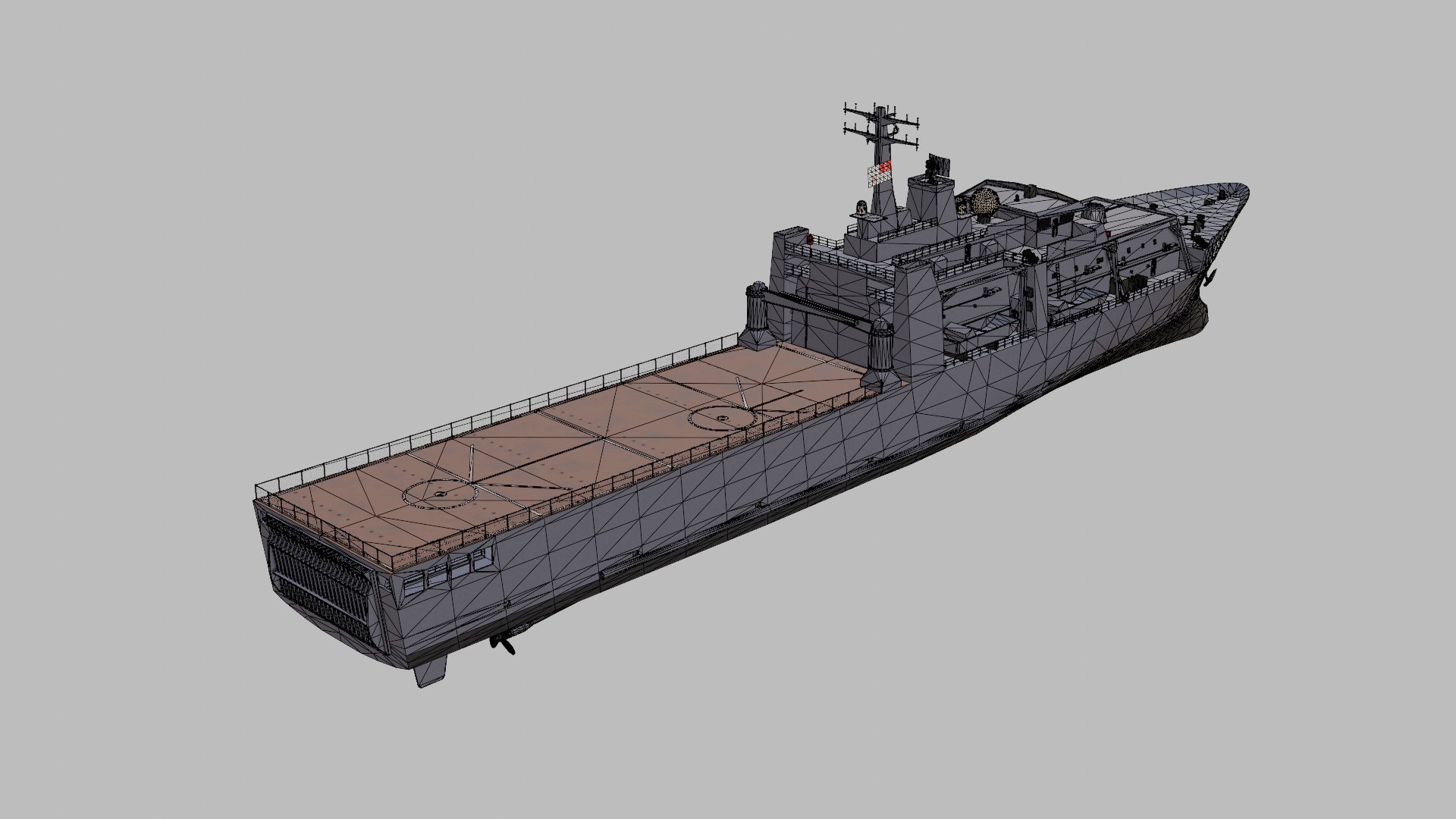 Endurance-class Tank Landing Ship 3D Model - TurboSquid 2167358