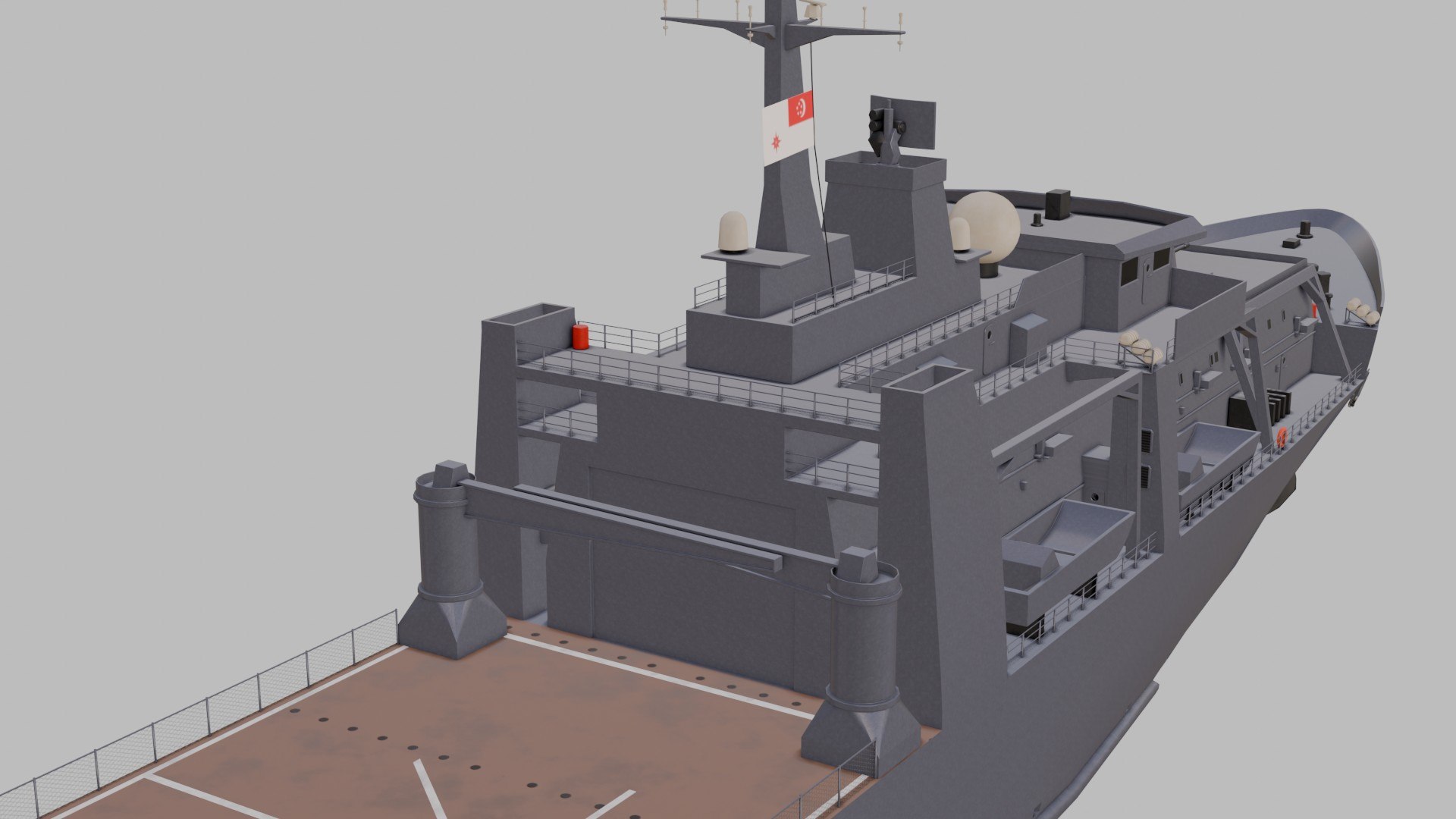 Endurance-class Tank Landing Ship 3D Model - TurboSquid 2167358