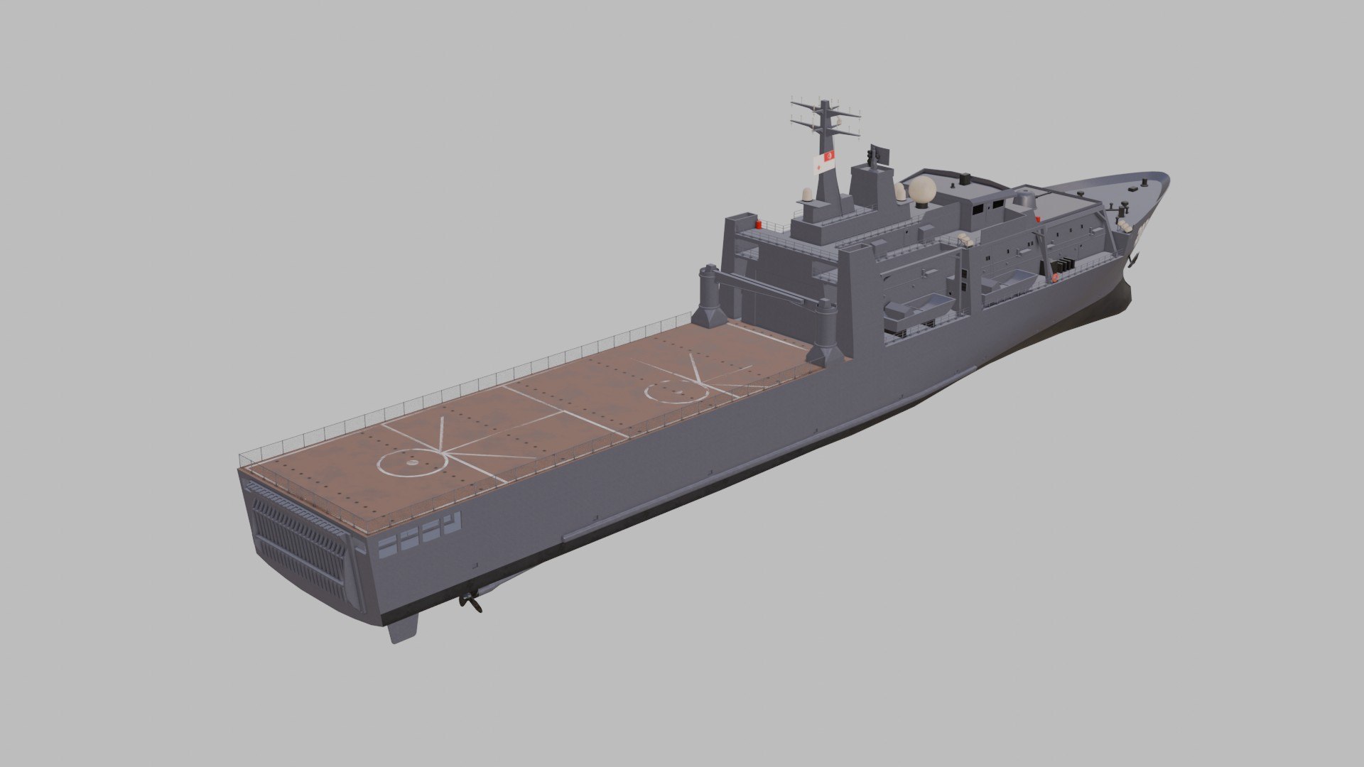 Endurance-class Tank Landing Ship 3D Model - TurboSquid 2167358