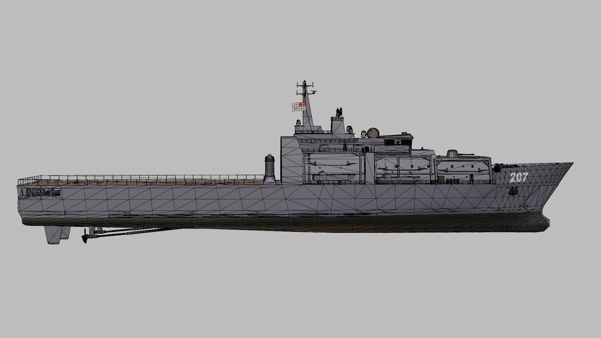 Endurance-class tank landing ship 3D model - TurboSquid 2167358