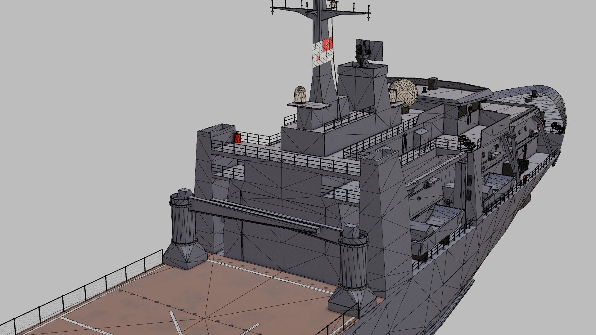 Endurance-class Tank Landing Ship 3D Model - TurboSquid 2167358