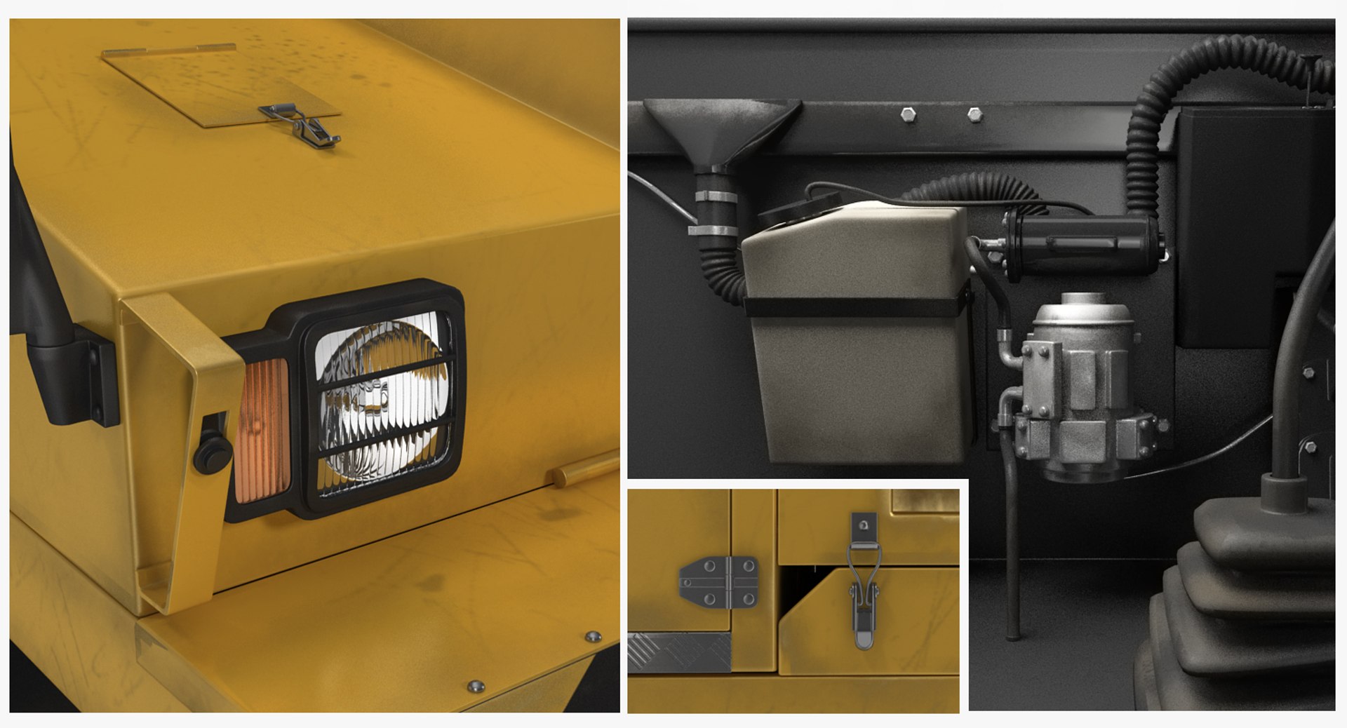 3d push tractor hallam he50 model