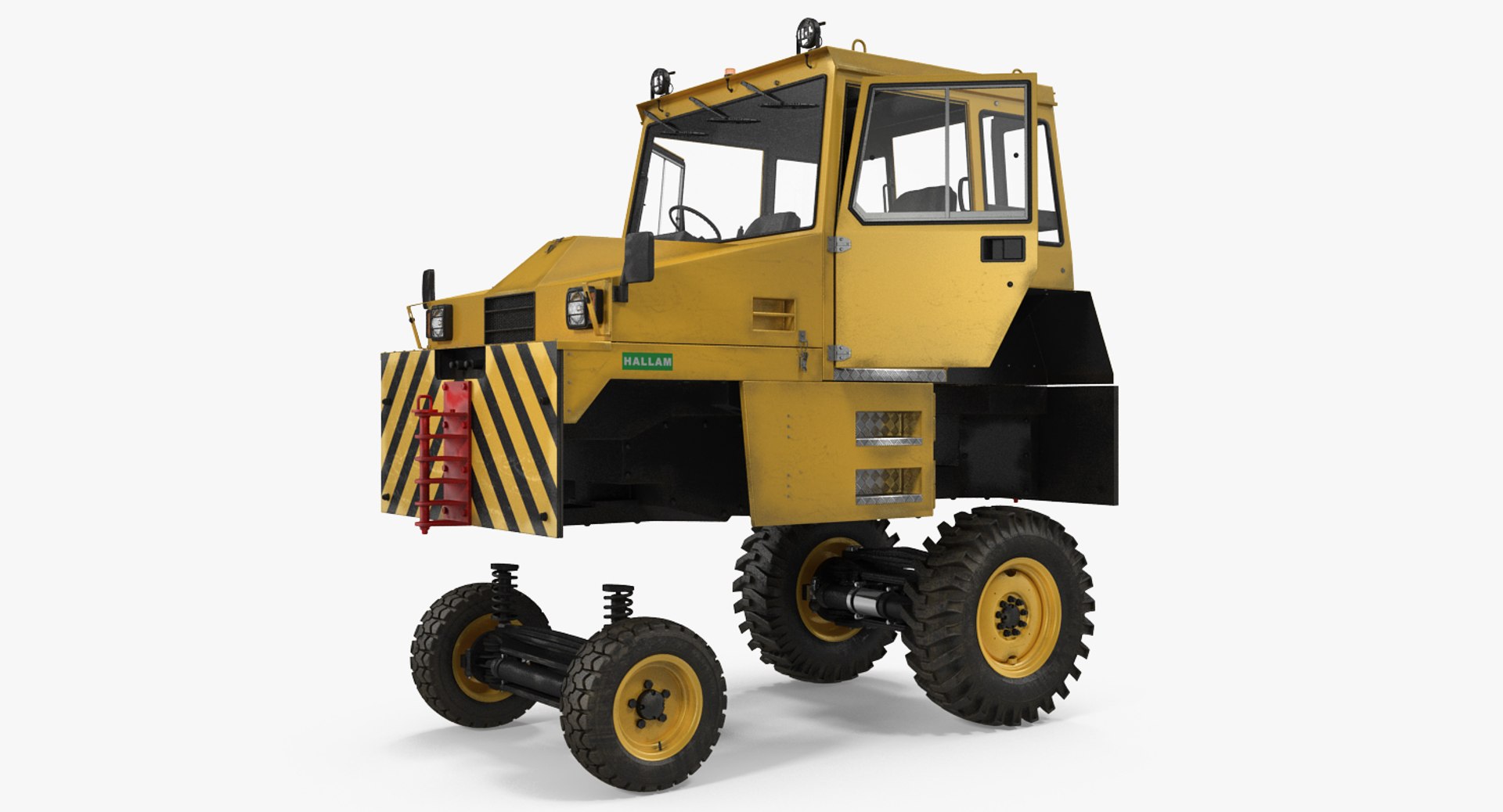 3d push tractor hallam he50 model