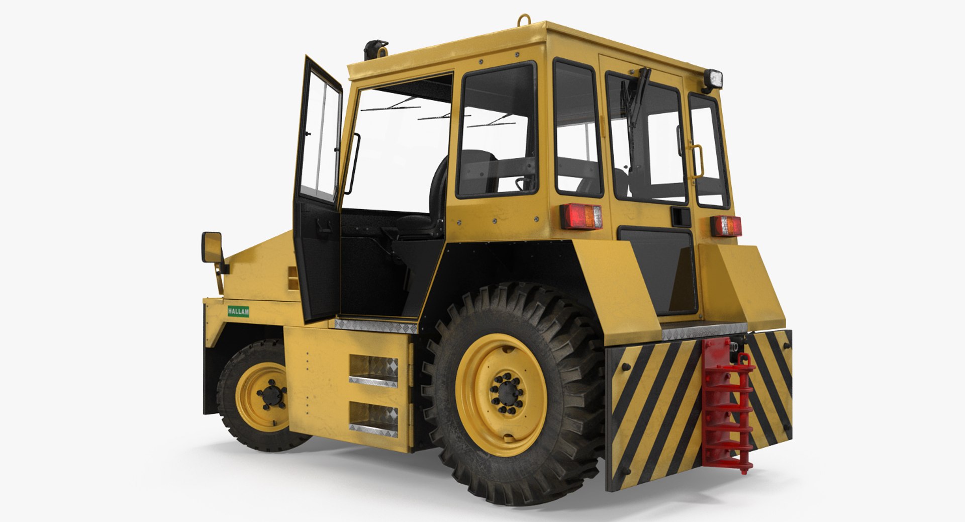 3d push tractor hallam he50 model