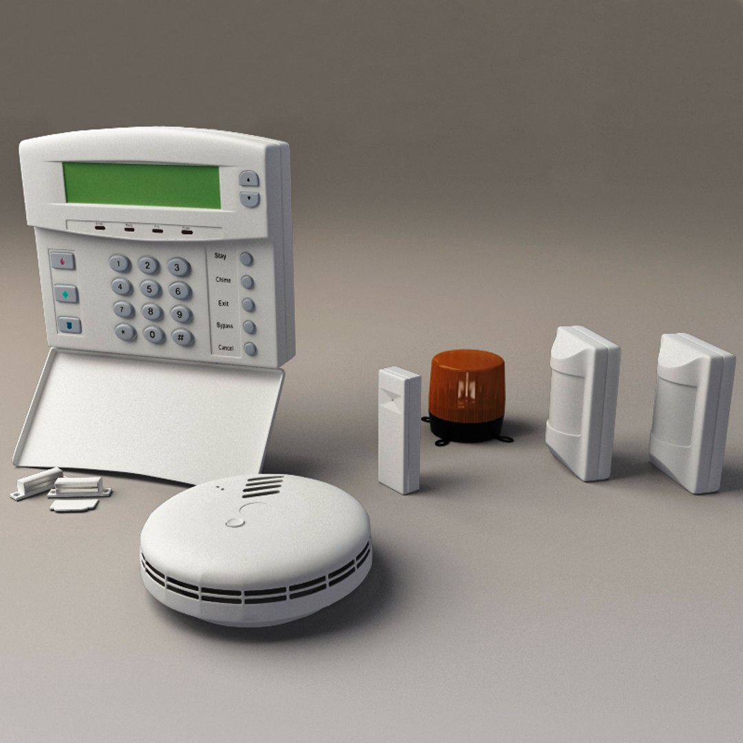 3d alarm modelled