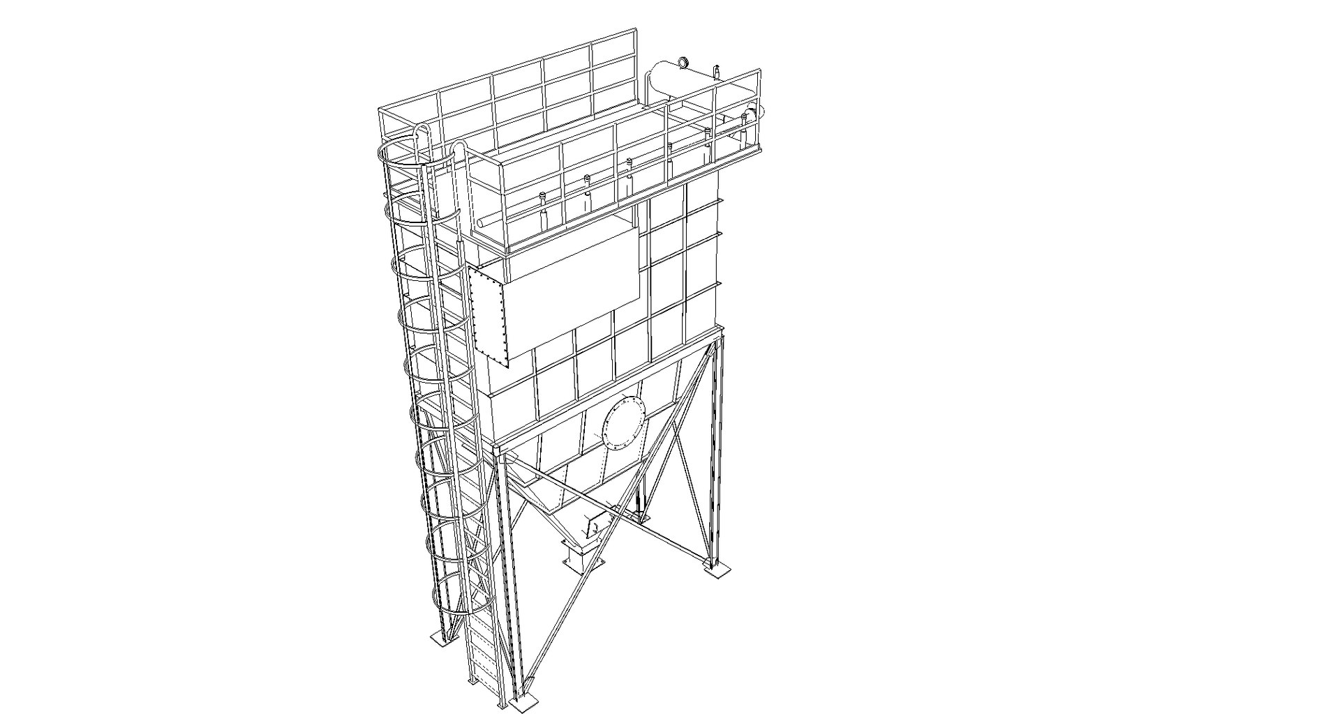 3D dust collector model - TurboSquid 2171143