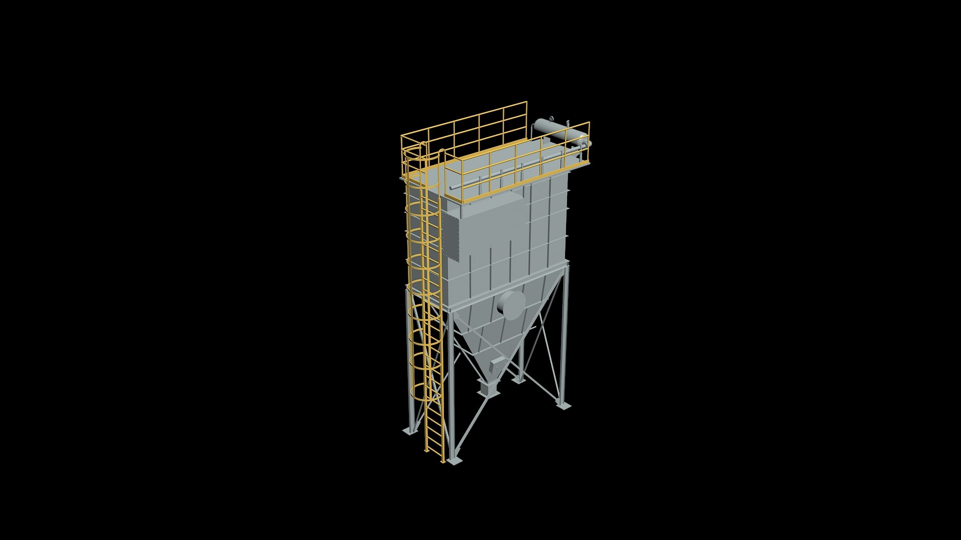 3D dust collector model - TurboSquid 2171143