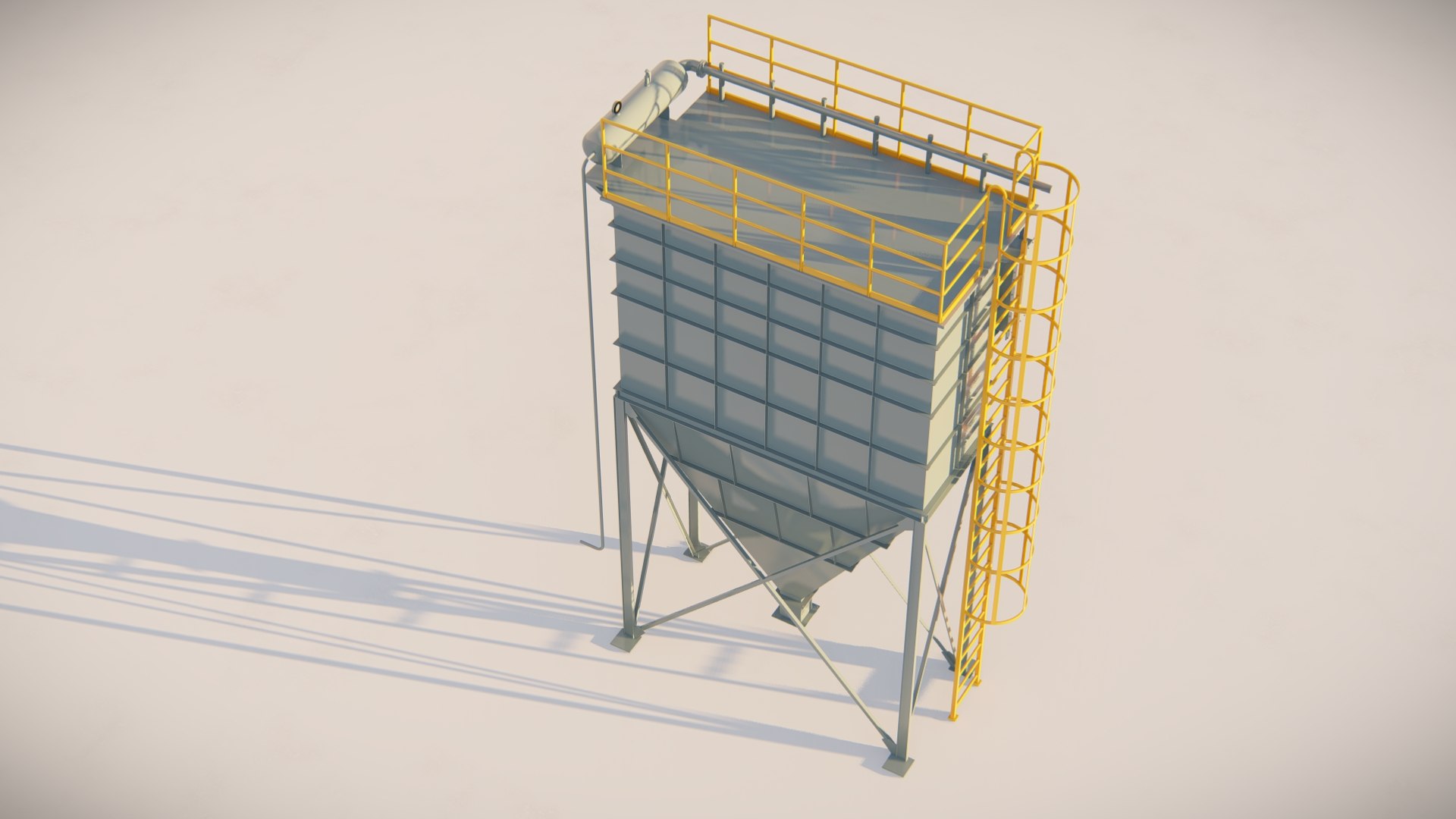 3D dust collector model - TurboSquid 2171143