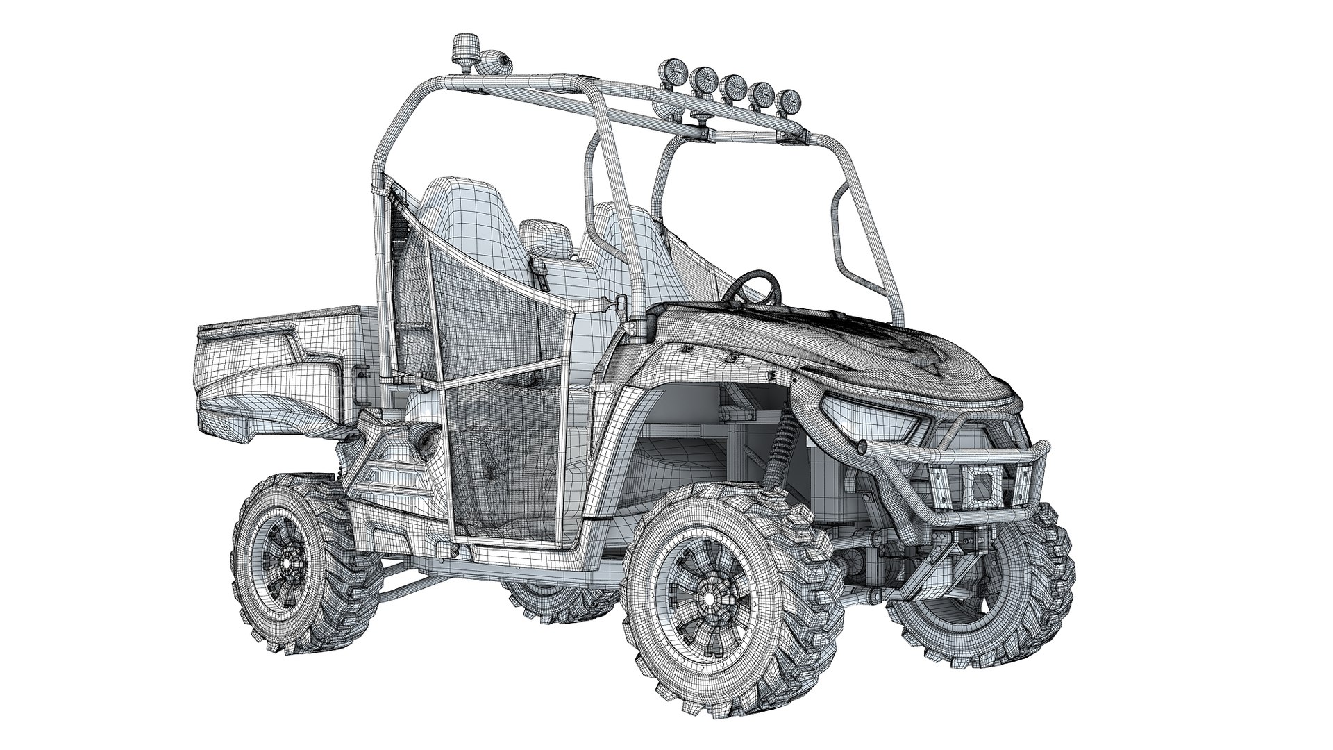 3D UTV Utility Vehicle - TurboSquid 1777838