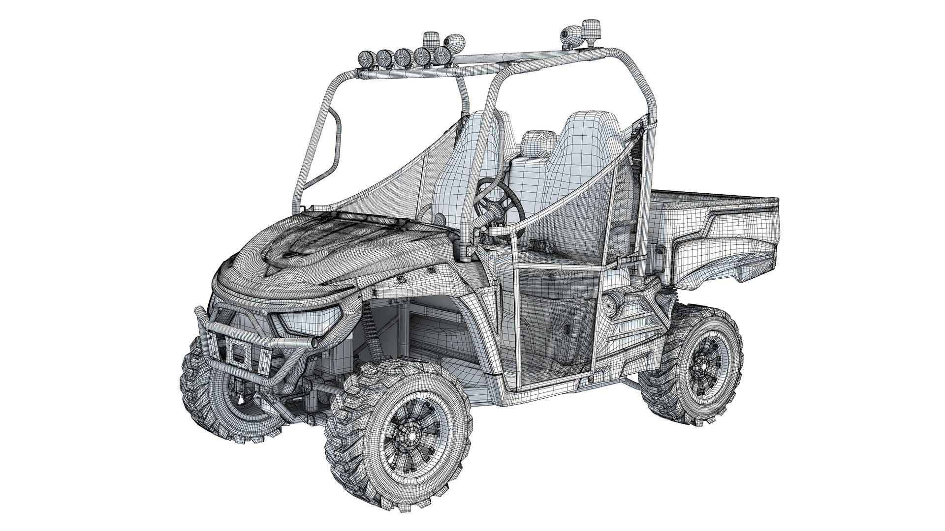 3D UTV Utility Vehicle - TurboSquid 1777838