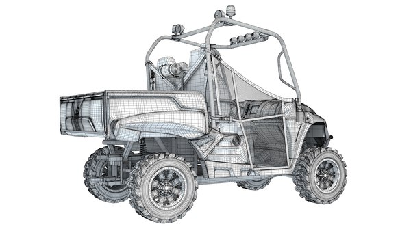 3D UTV Utility Vehicle - TurboSquid 1777838