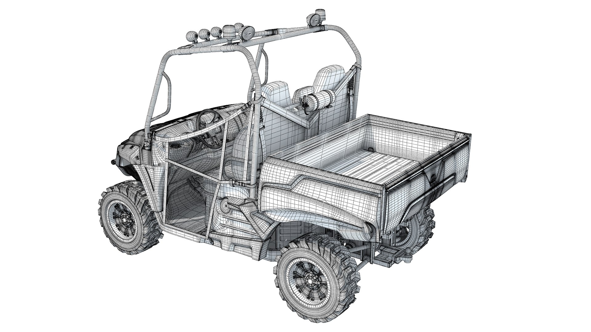 3D UTV Utility Vehicle - TurboSquid 1777838