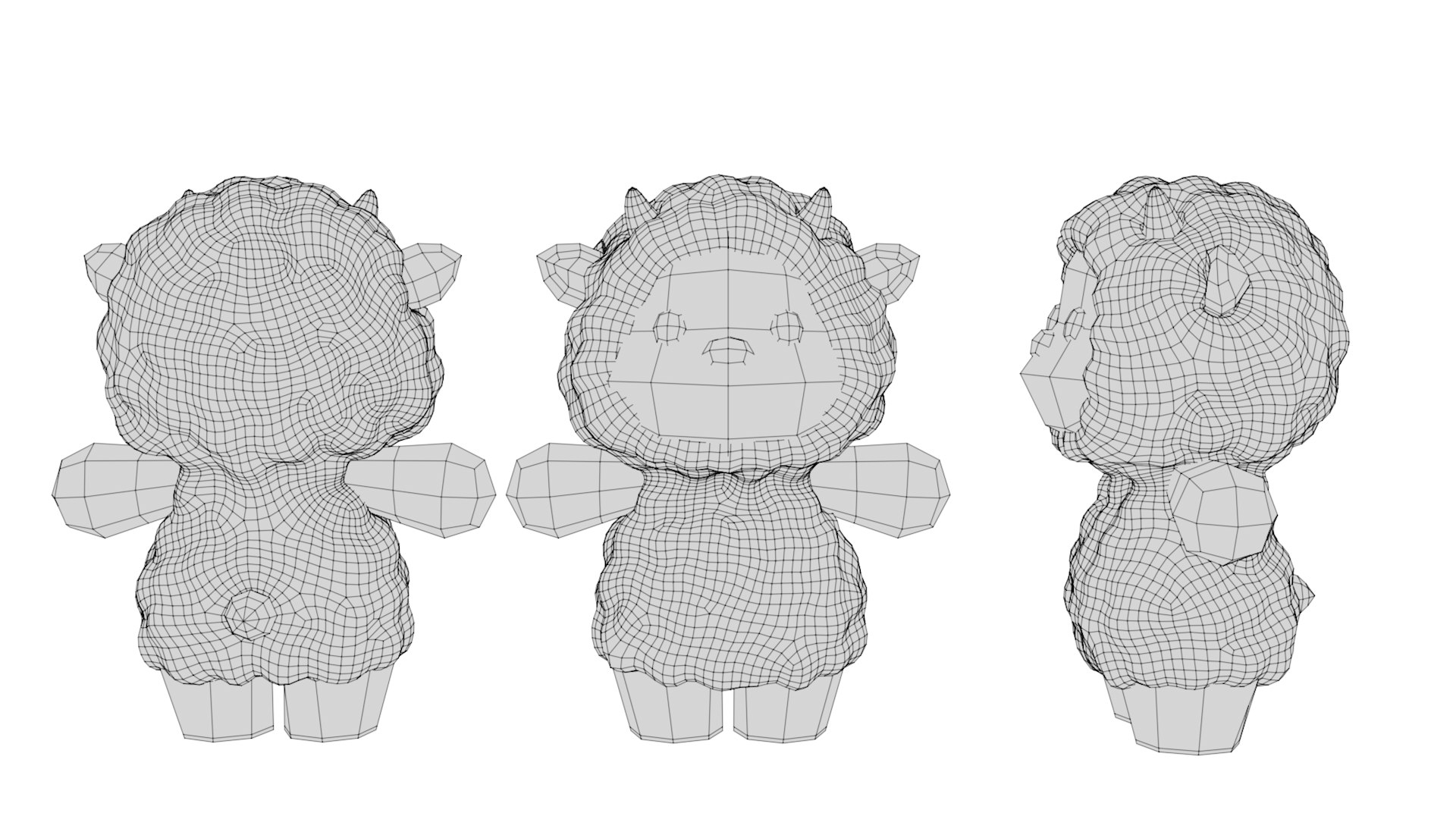 Rigged Cartoon Sheep Model - TurboSquid 2185219