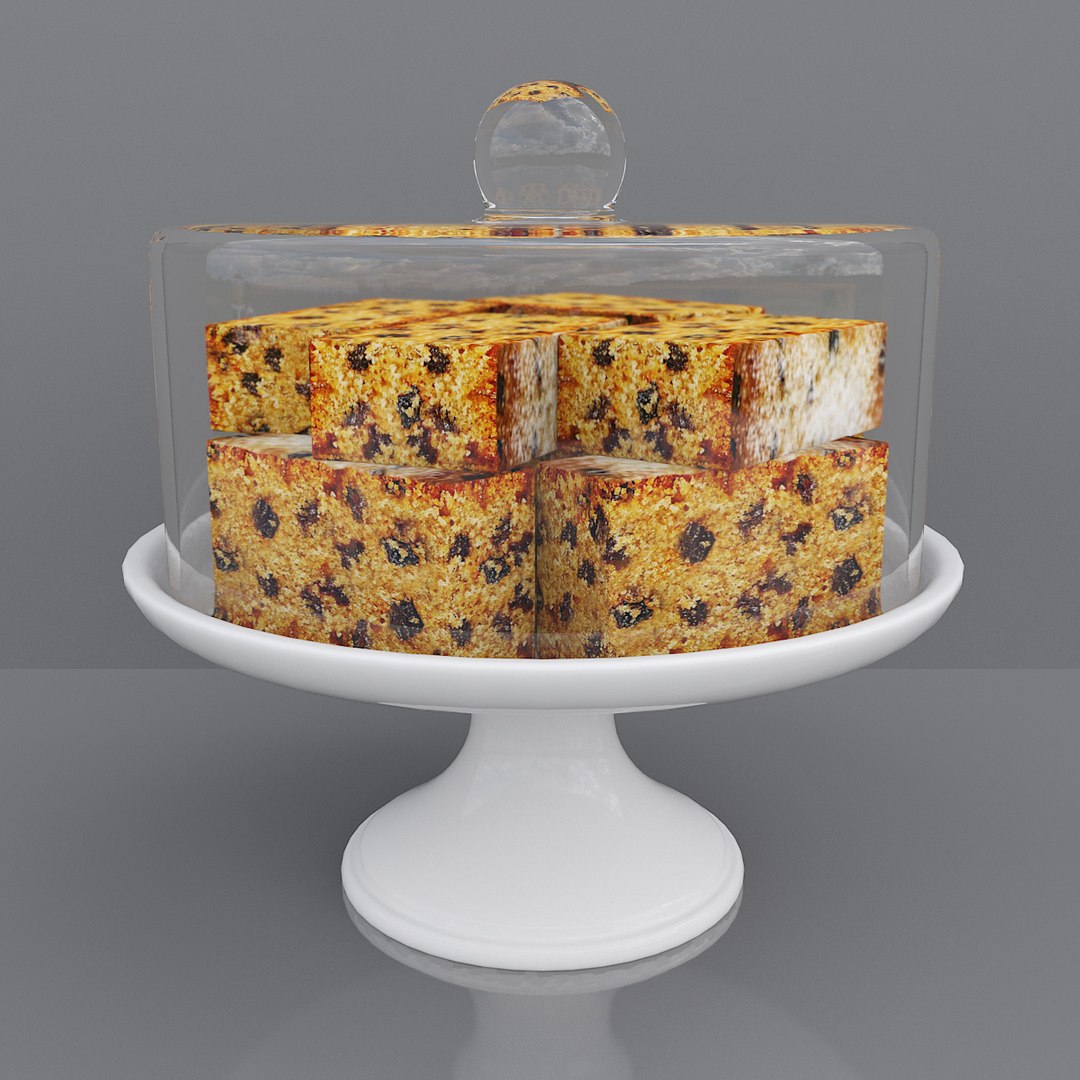 Brownies And Cake Bars 3D Model - TurboSquid 1900823