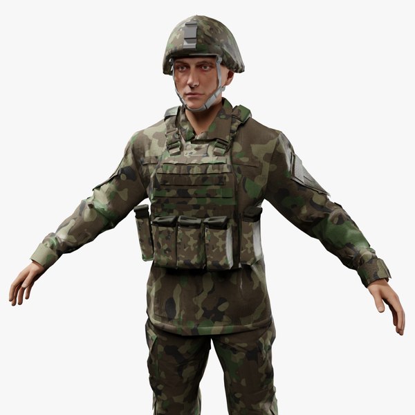 3D Us soldier ACU model - TurboSquid 1958305