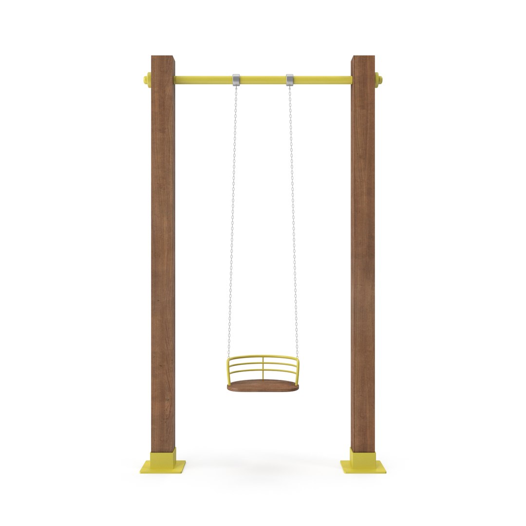 Wooden Swing 3D Model - TurboSquid 2160740