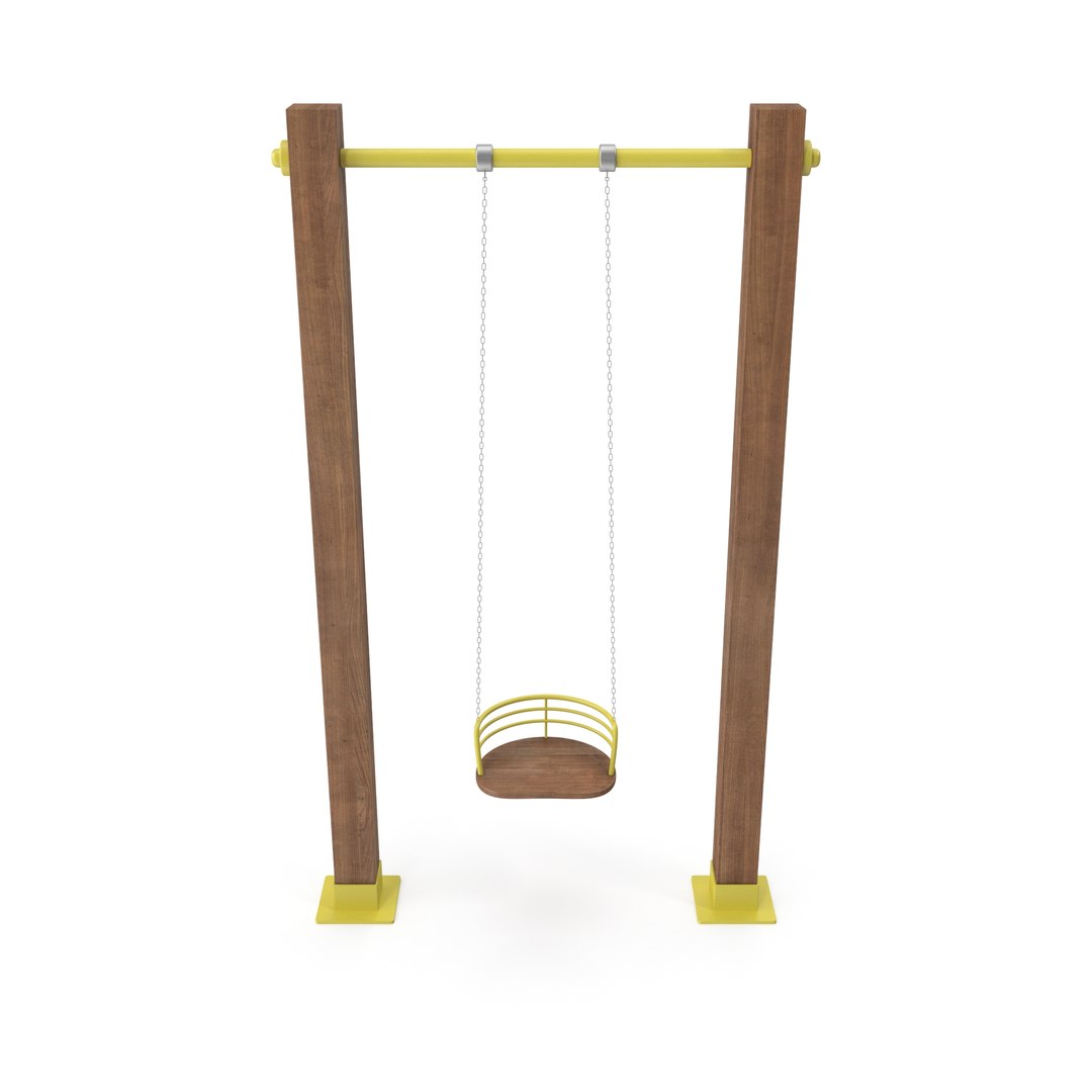 Wooden Swing 3D Model - TurboSquid 2160740