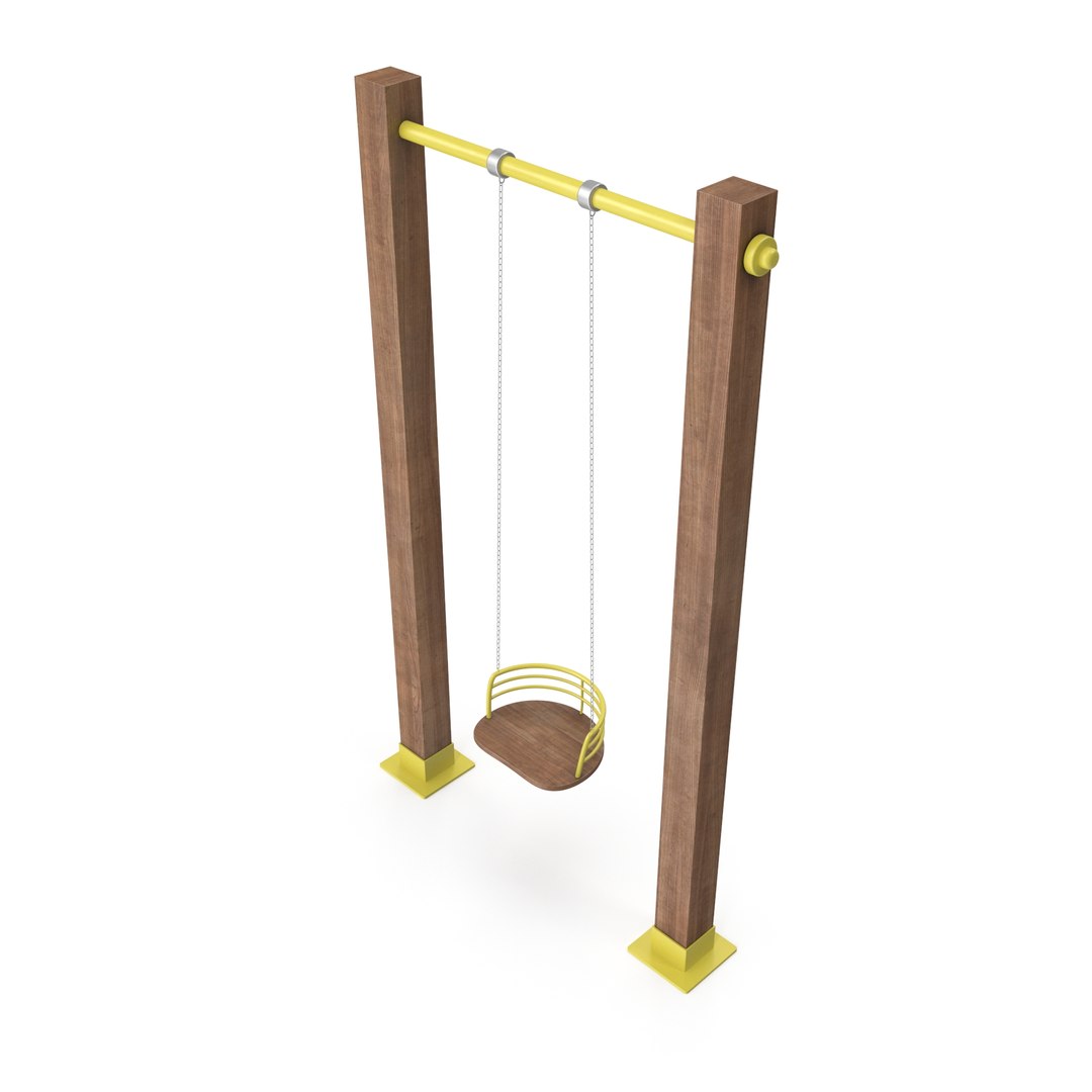 Wooden Swing 3D Model - TurboSquid 2160740