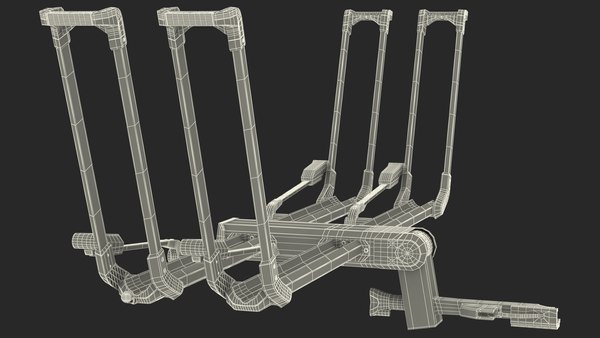 Thule Helium Platform 2 Bike Rack Open 3D model - TurboSquid 1735882