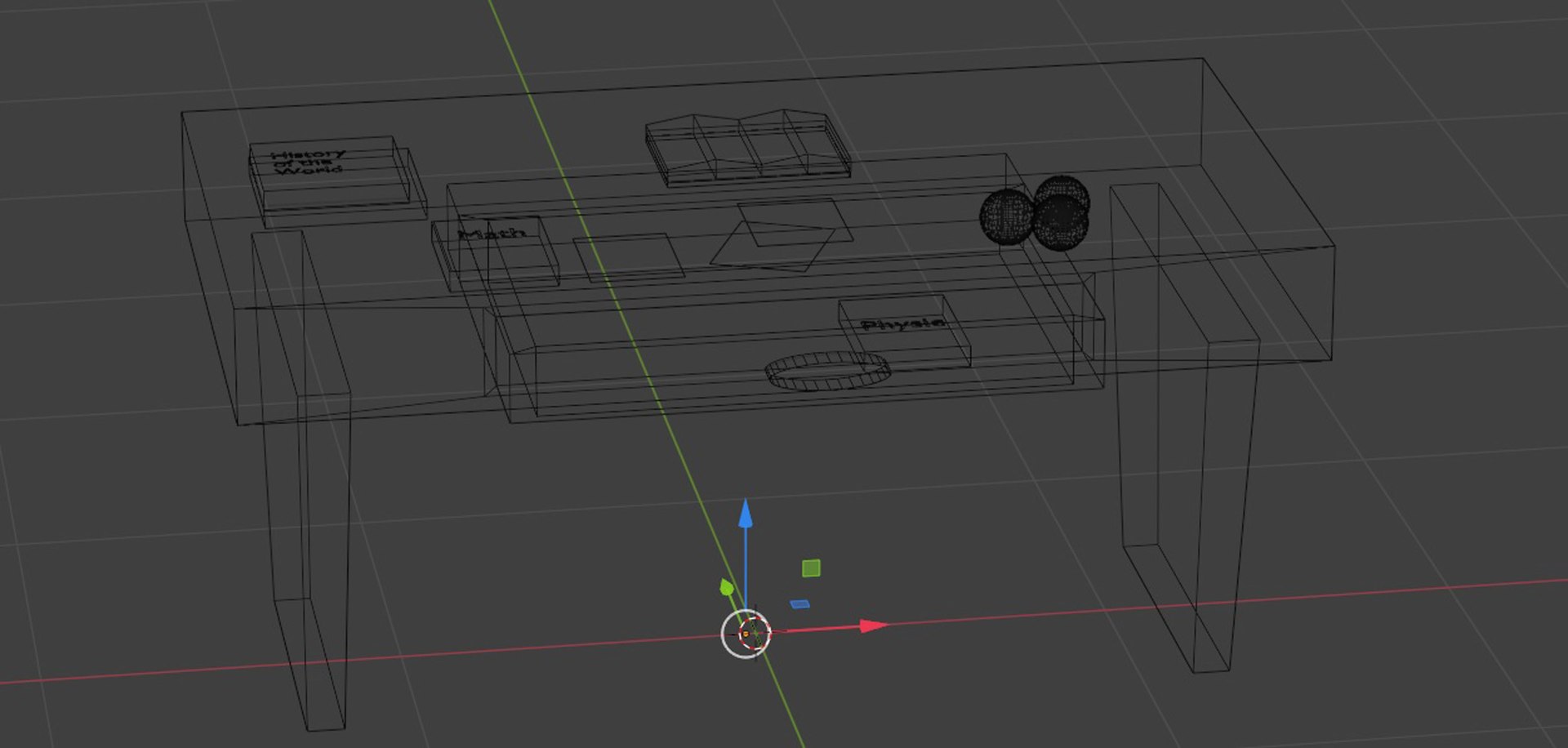 Work Table 3D Model - TurboSquid 2274943