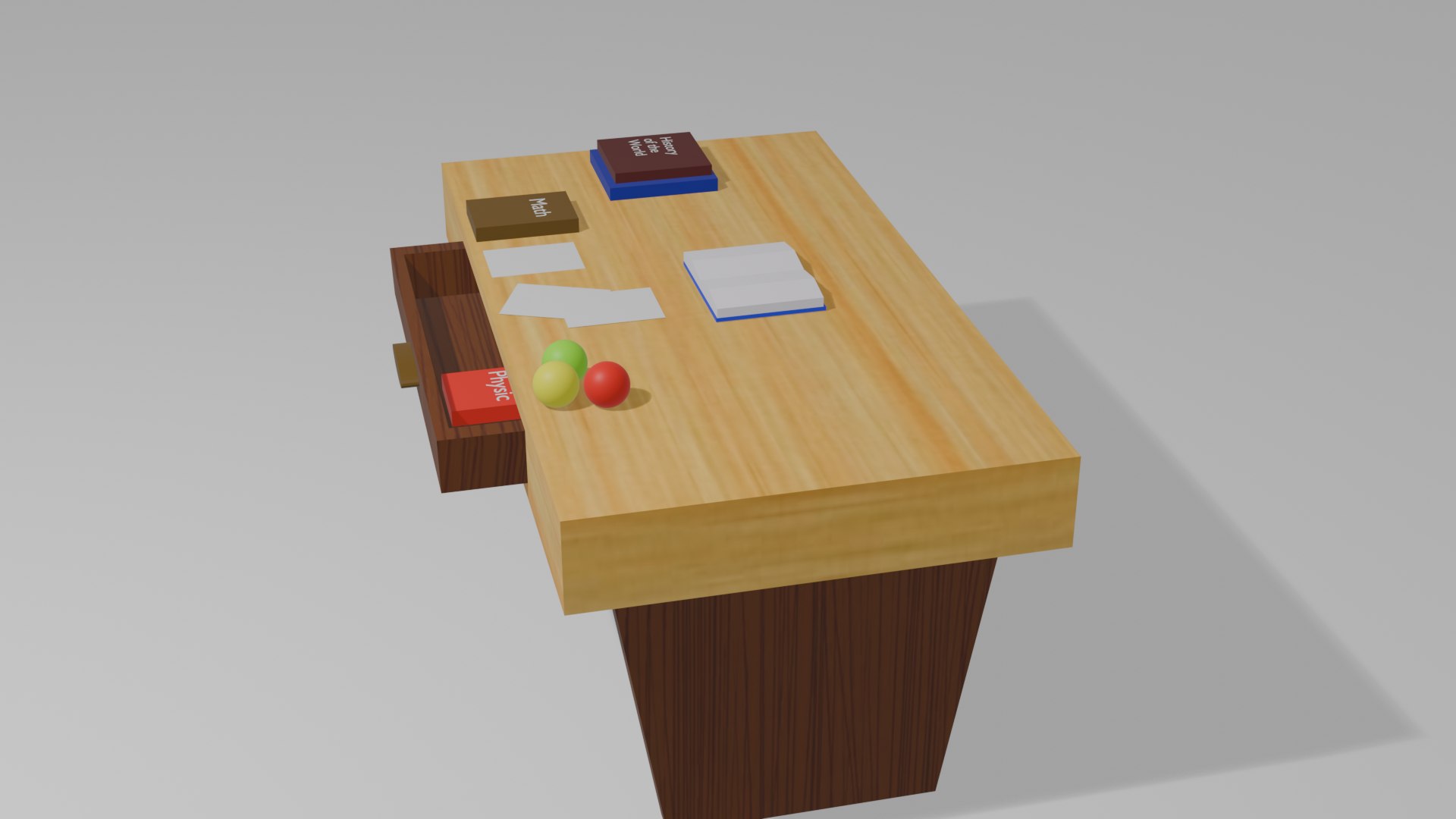 Work Table 3D Model - TurboSquid 2274943