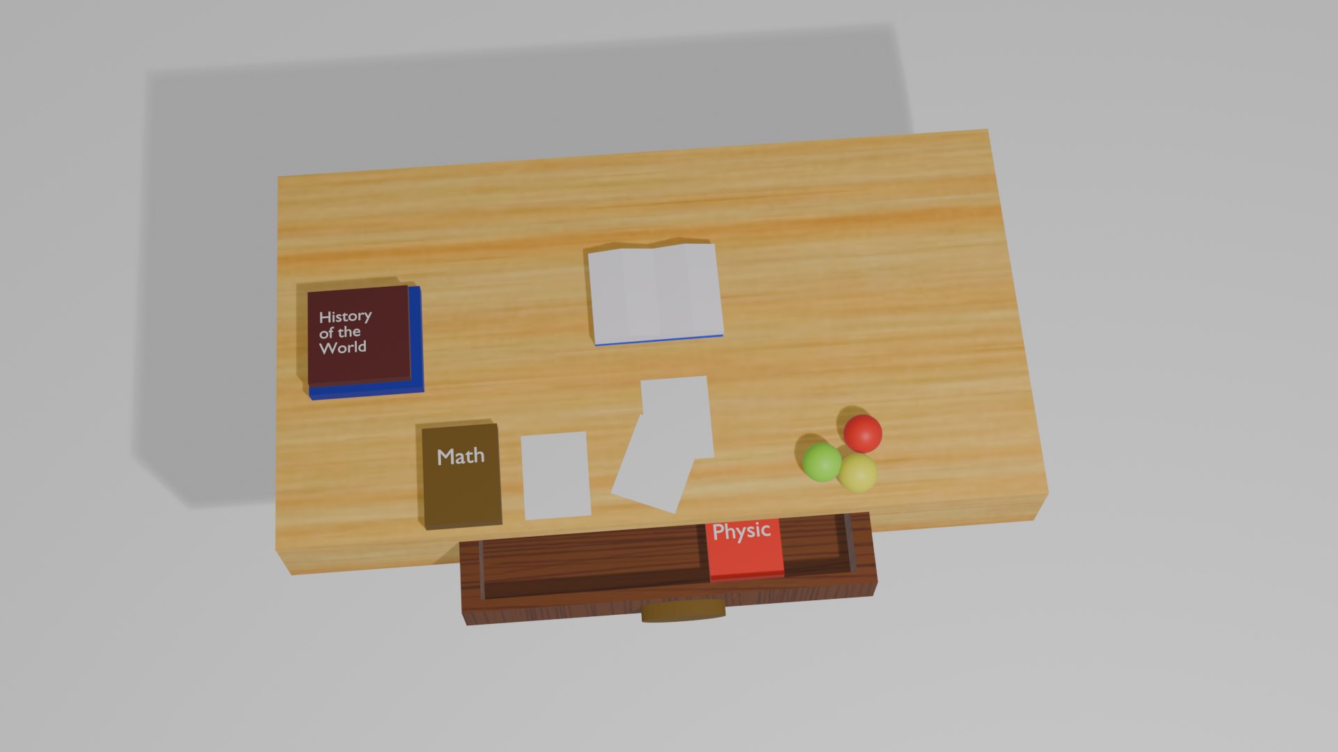 Work Table 3D Model - TurboSquid 2274943