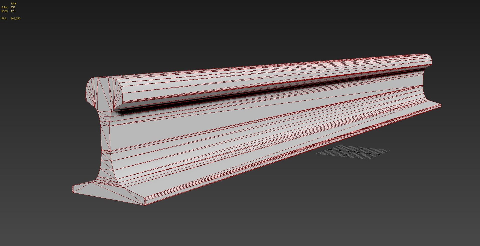 Railway Rail 3D Model - TurboSquid 1427643