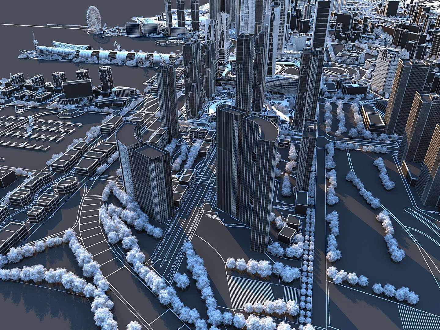 3D Port Model - TurboSquid 1964509