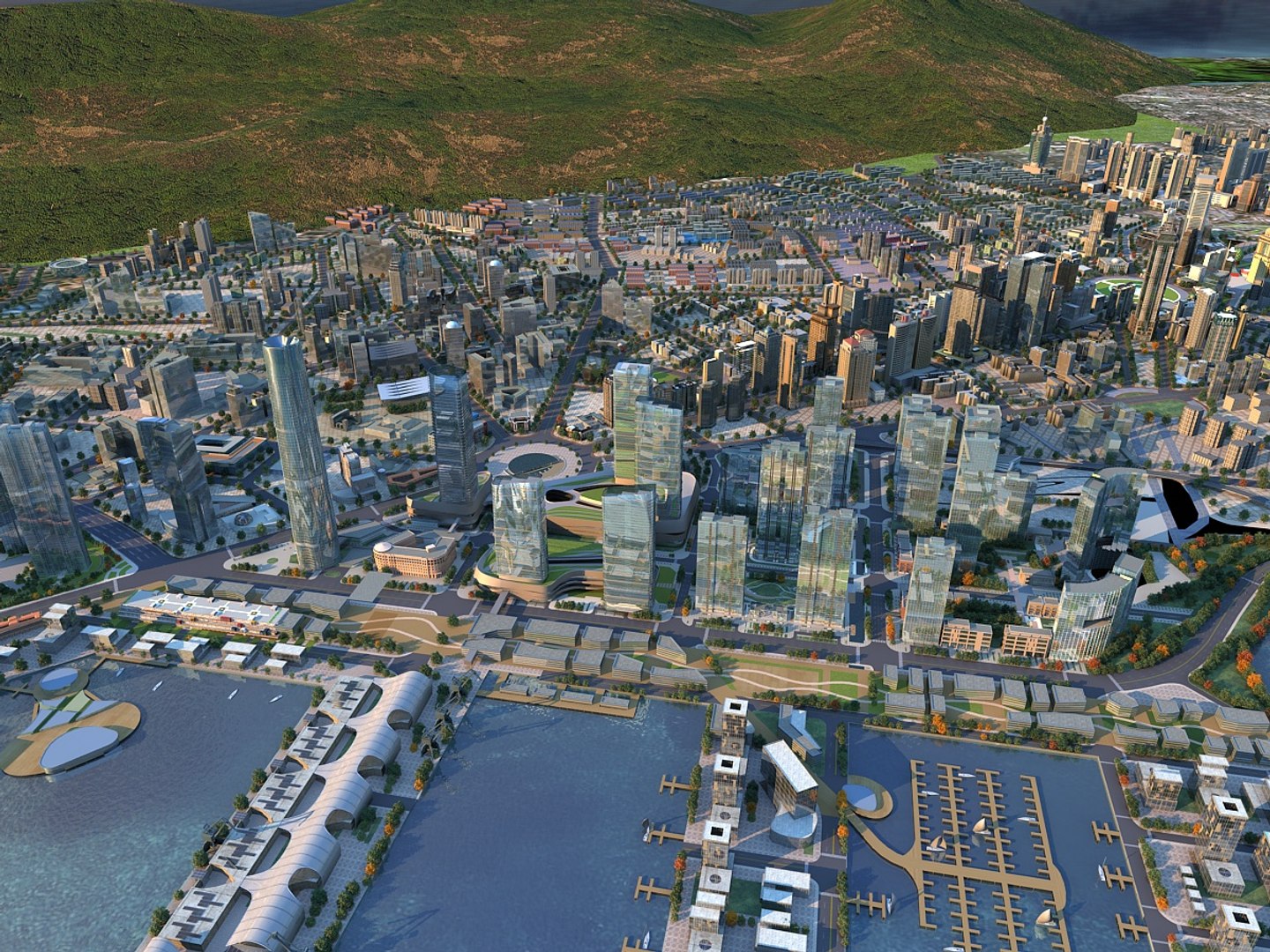 3D Port Model - TurboSquid 1964509