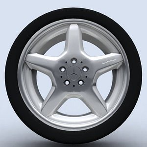 3d Model Amg Wheel Rim